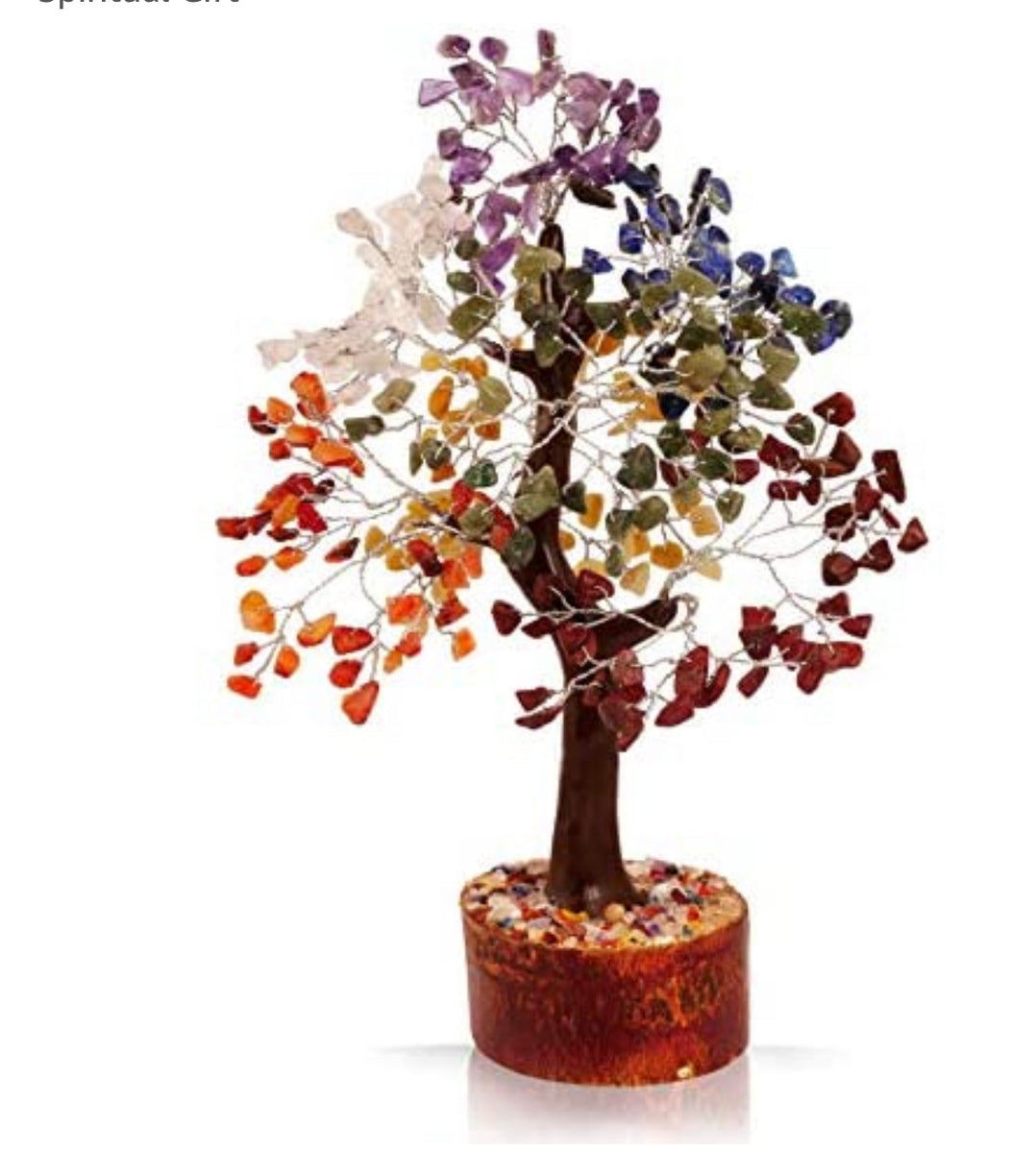 Seven Chakra Chips Tree Natural and Healing Stones – Letrice Custom ...